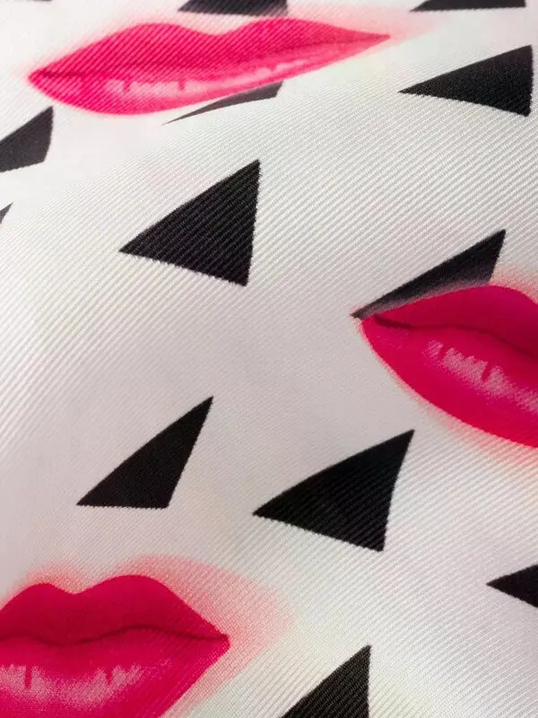 Prada Printed Silk Twill Scarf