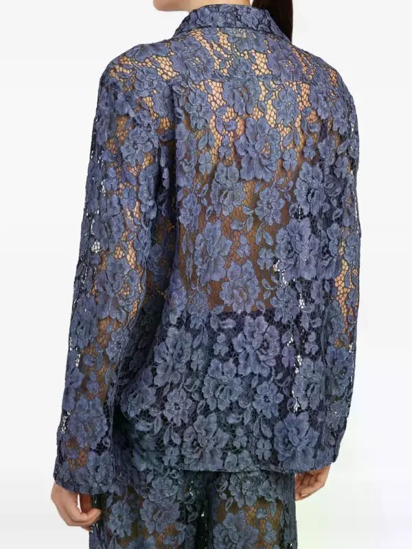 Federica Tosi Lace Button-down Shirt