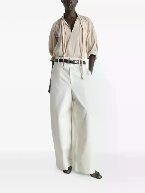 LEMAIRE Lemiaire Belt-loop Pocket Trousers - Neutrals