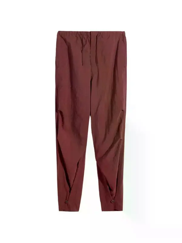 LEMAIRE Drawstring Fastening Trousers - Red