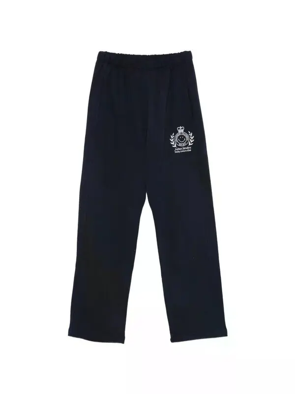 Joshua Sanders Embroidered Track Pants - Blue