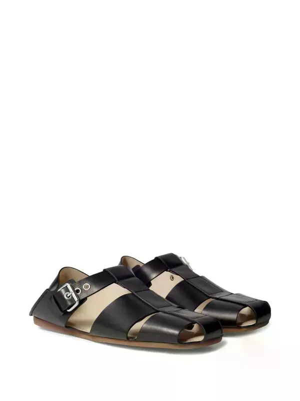LEMAIRE Fisherman Slip-on Leather Sandals