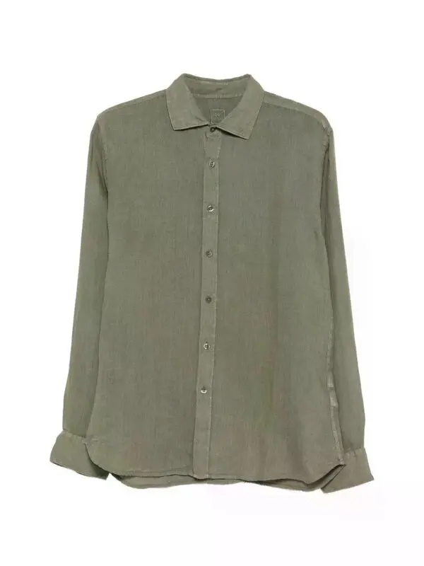 120% Lino Buttoned Shirt - Green