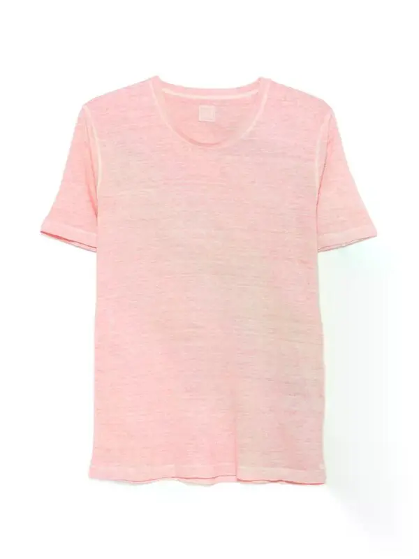 120% Lino Round-neck T-shirt - Pink