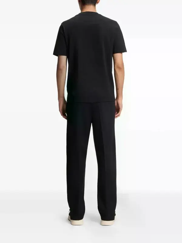 Hugo Logo-appliqué T-shirt - Black