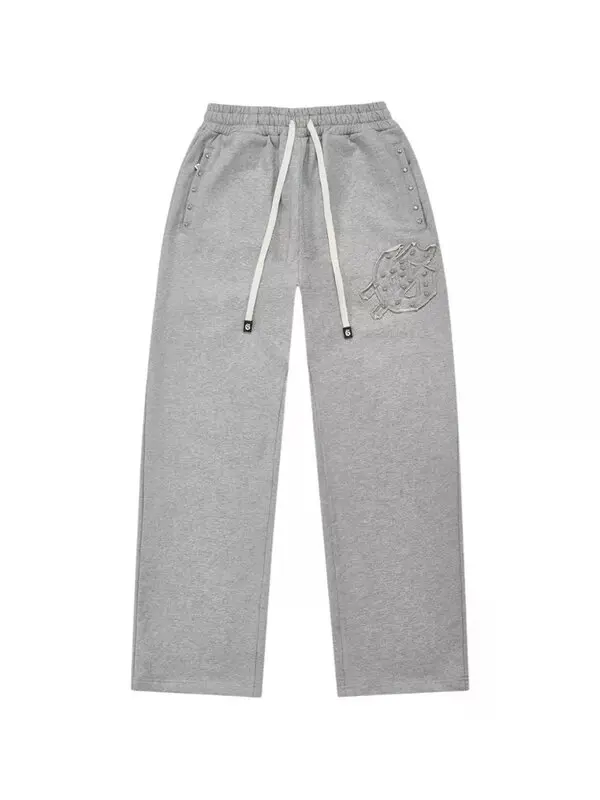 GODSPEED Studded Symmetric Track Pants - Grey