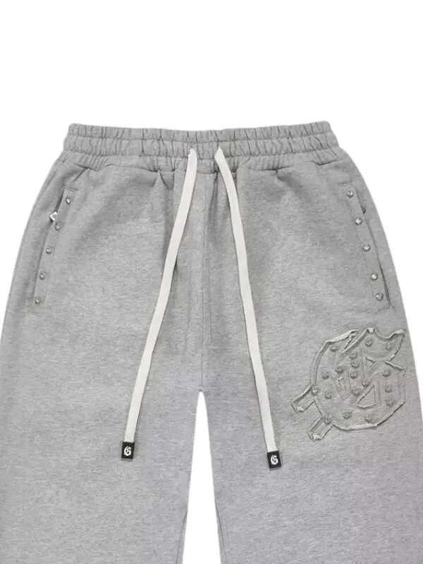 GODSPEED Studded Symmetric Track Pants - Grey