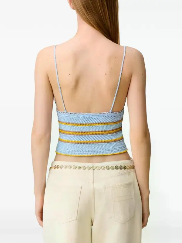 Claudie Pierlot Multicolour Crochet Knit Top