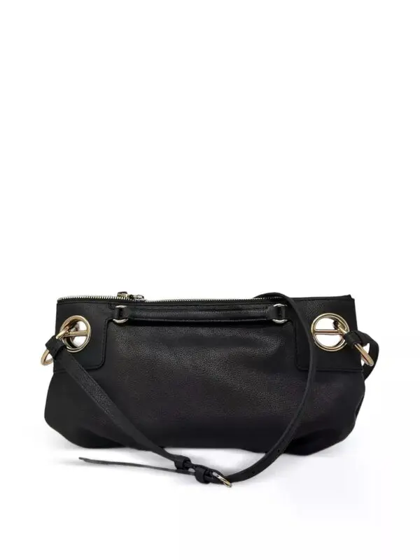 Borbonese London Ring Detail Shoulder Bag - Black