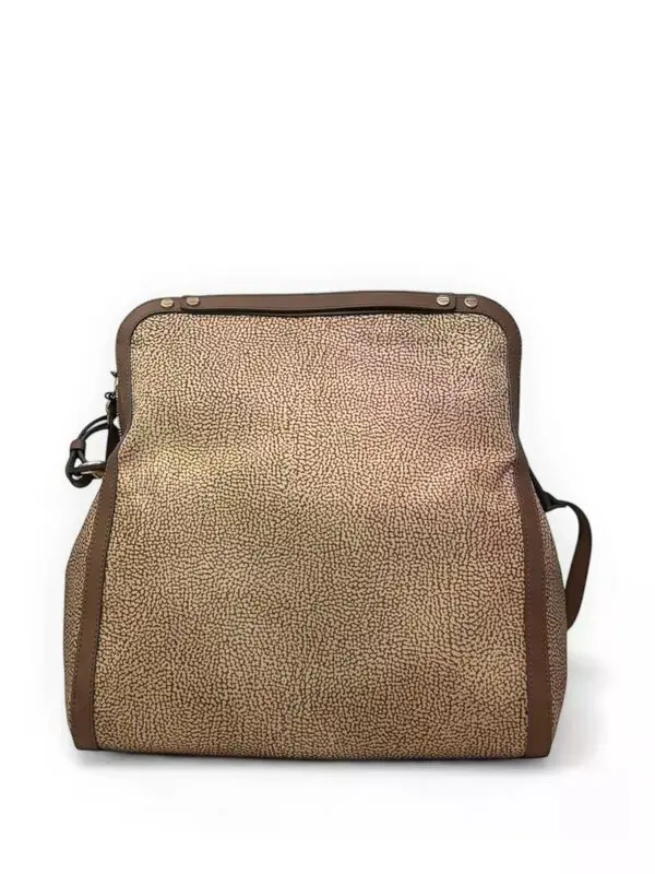 Borbonese Zip Hobo Shoulder Bag
