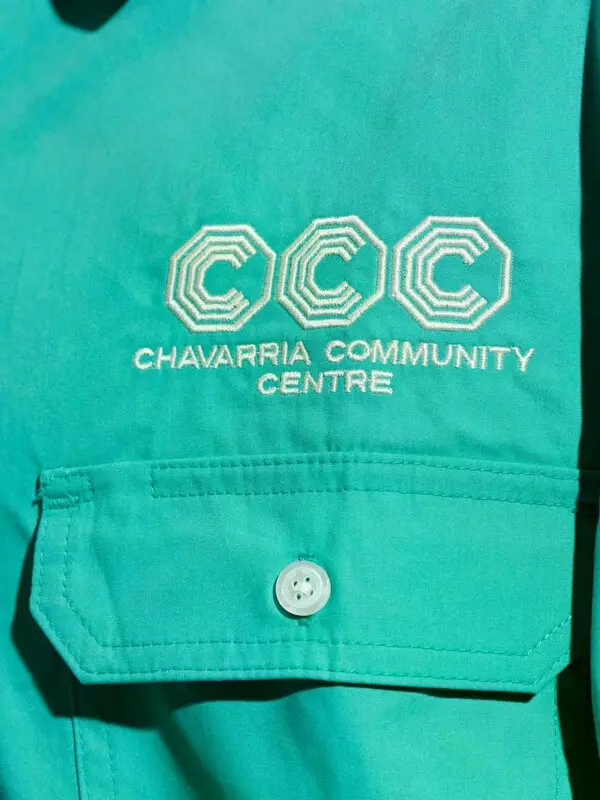 WILLY CHAVARRIA Front-pocket Logo Shirt - Green