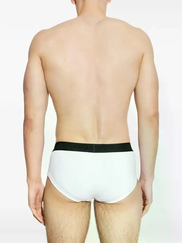 TOM FORD Logo-waistband Briefs - White