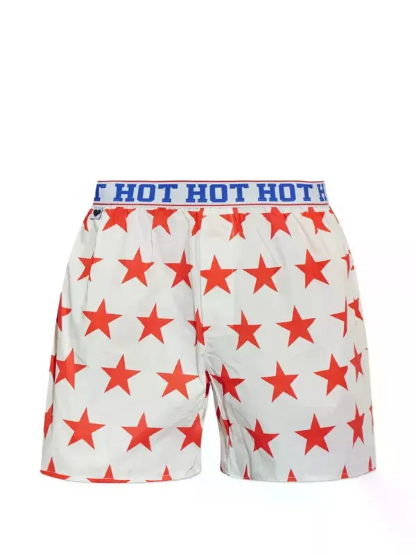 CARNE BOLLENTE Star-print Boxers - White