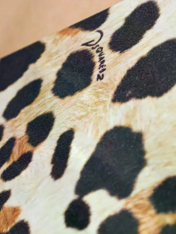 Dsquared2 Animal-print One-sleeve Body