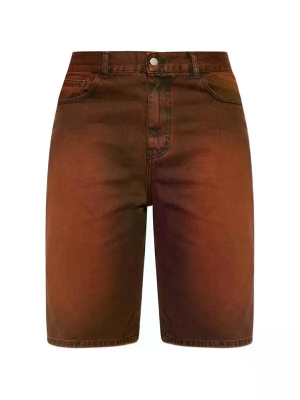 CARNE BOLLENTE Lettering-embroidery Shorts