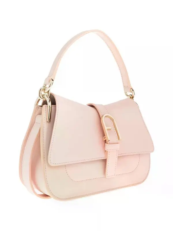Furla Mini Flow Buckle Leather Tote - Pink
