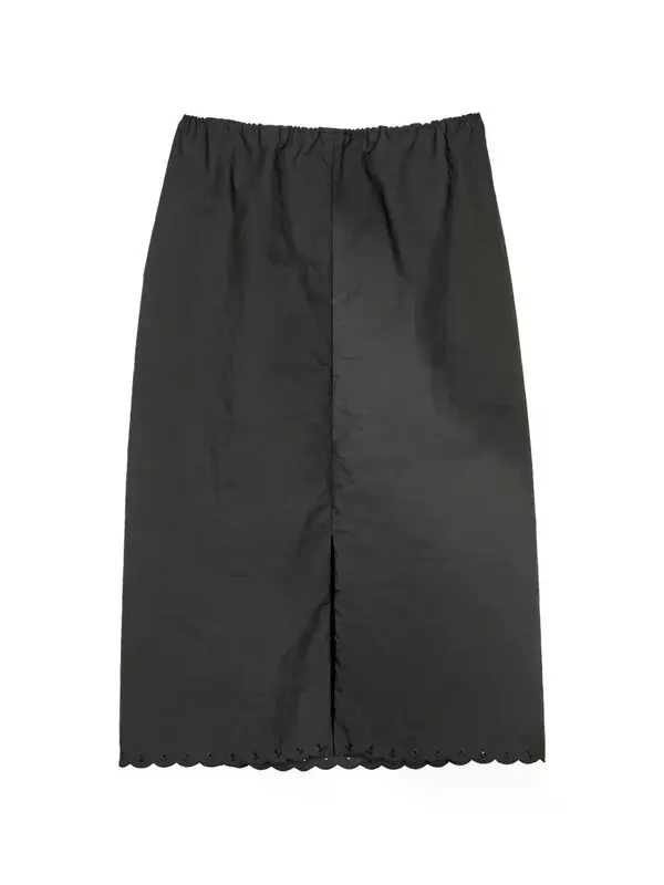 Cecilie Bahnsen Bria Embroidered Taffeta Midi Skirt