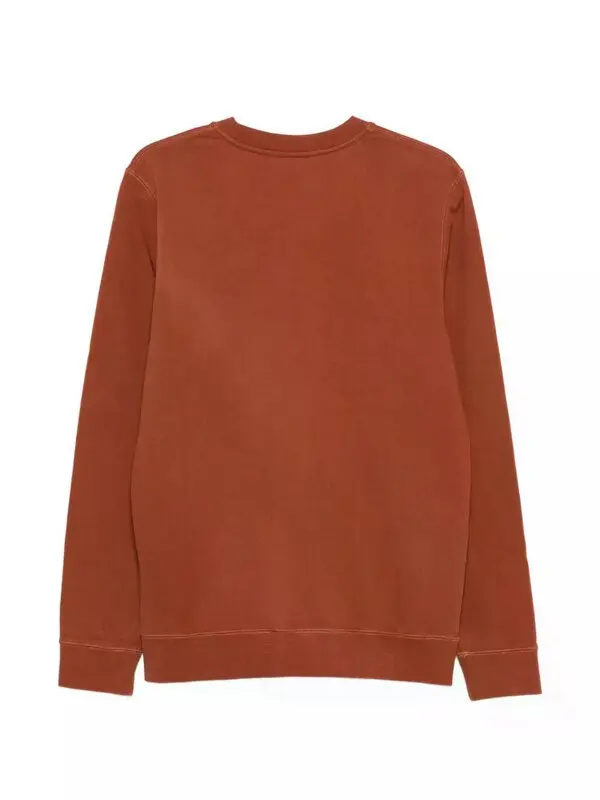 Sunspel Loopback Sweatshirt - Orange