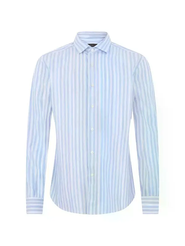 SLOWEAR Striped Shirt - Blue