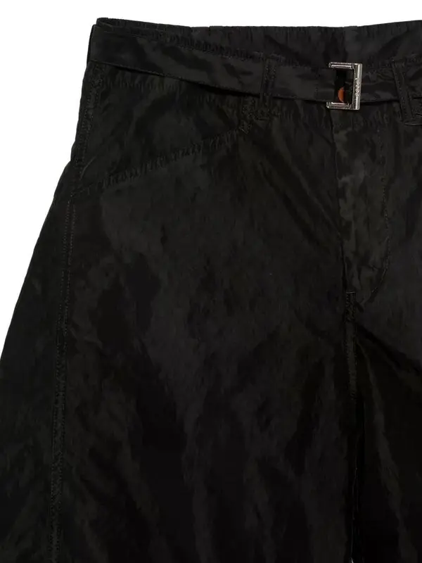 Sacai Belted Trousers - Black