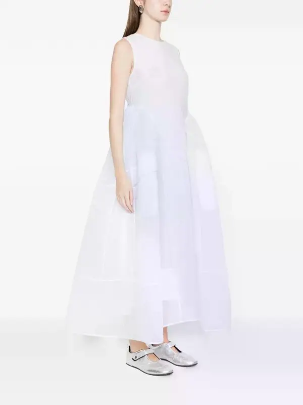 Cecilie Bahnsen Pocket Plumeria Petit Dress - Grey