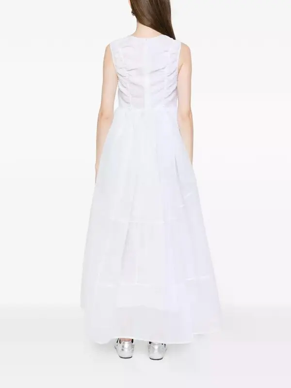 Cecilie Bahnsen Pocket Plumeria Petit Dress - Grey