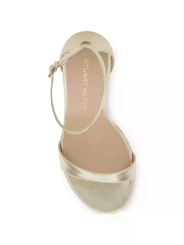 STUART WEITZMAN Platform Sandals - Gold