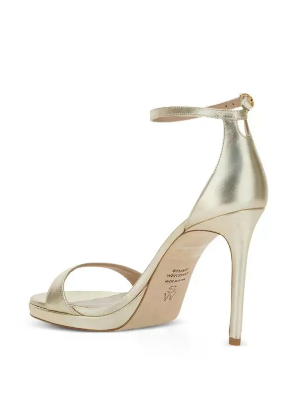 STUART WEITZMAN Platform Sandals - Gold
