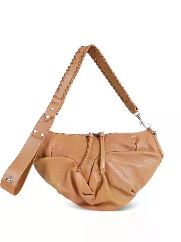 VIVIENNE WESTWOOD Small Agnes Ruched Shoulder Bag