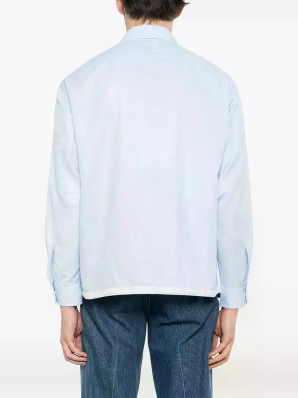 AGNES B. Logo-patched Checked Shirt
