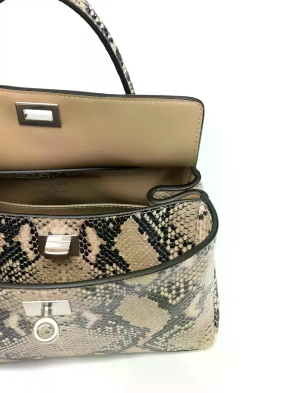 Balenciaga Snakeskin-effect Tote Bag - Neutrals
