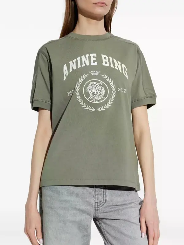 ANINE BING Graphic T-shirt - Green