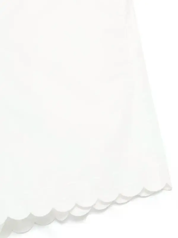 LOW CLASSIC Scalloped Hem Shorts