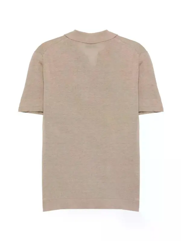 COSTUMEIN Putri Buttoned Short-sleeve Polo Shirt