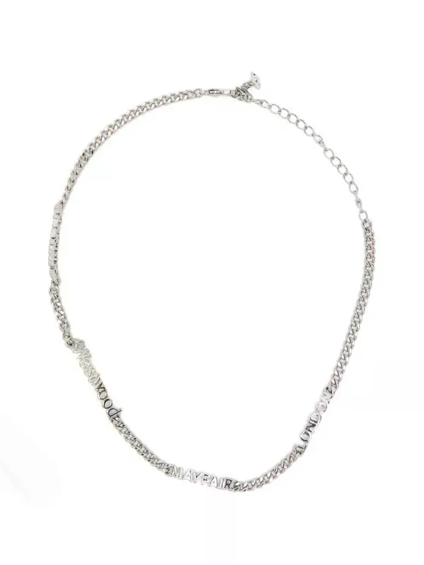 VIVIENNE WESTWOOD Millicent Name Necklace - Silver