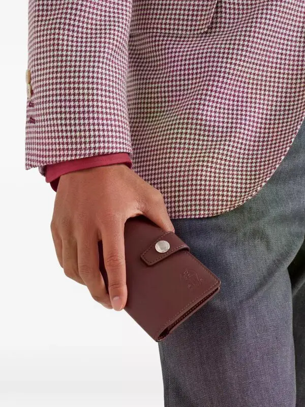 Brunello Cucinelli Internal Card Slots Leather Wallet
