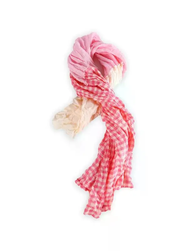 DANIELA GREGIS Checked Scarf