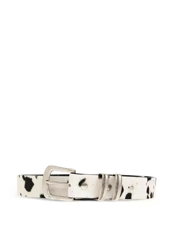 REPRESENT Buckle Belt - White