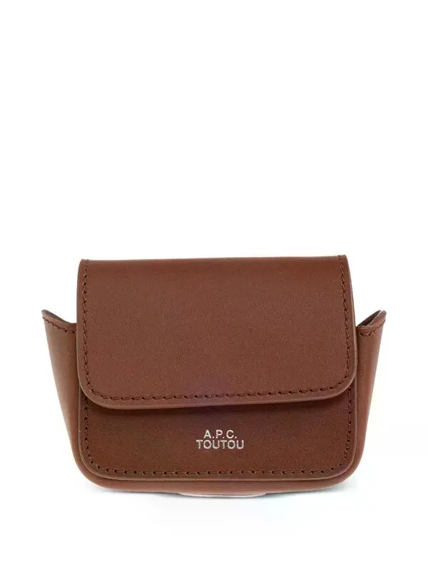 A.p.c. Leather Pet Case - Brown