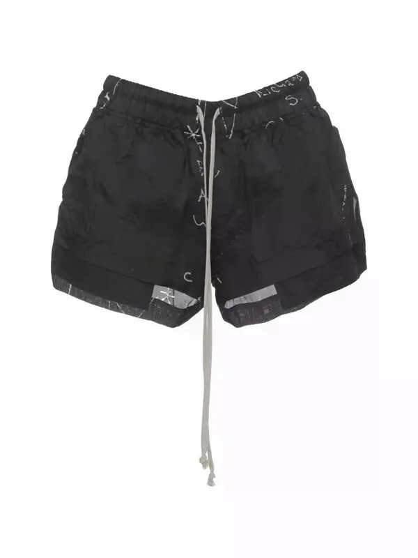 Rick Owens Drawstring-waist Shorts