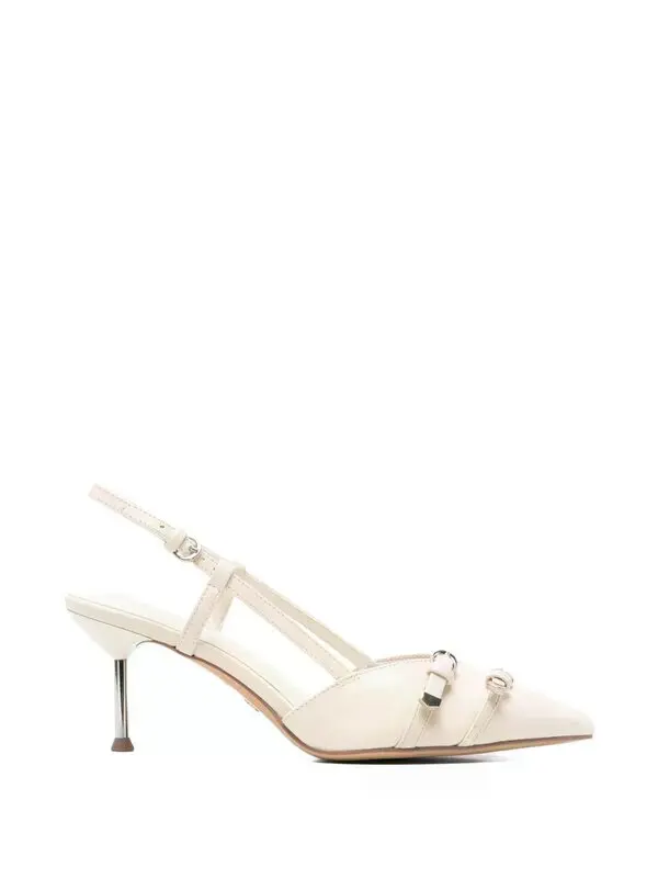 TAMARIS Pelle Buckled Pumps - Neutrals