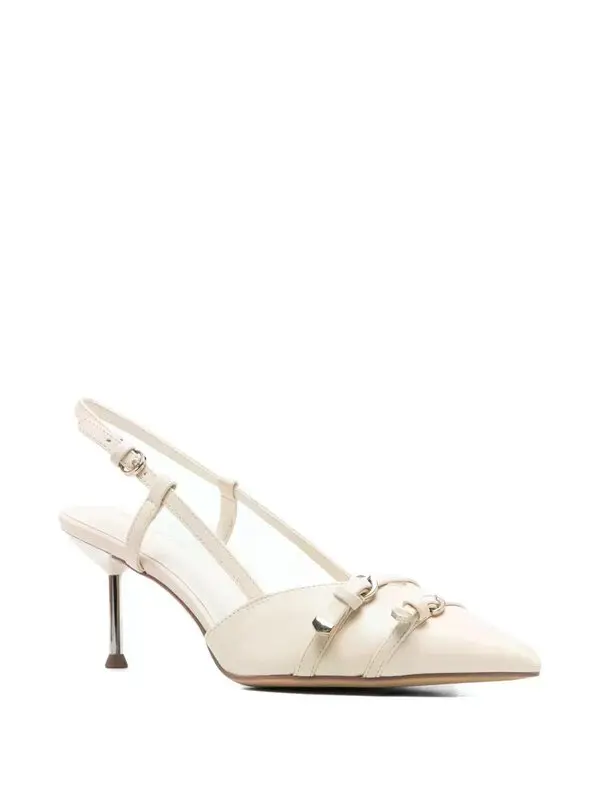 TAMARIS Pelle Buckled Pumps - Neutrals