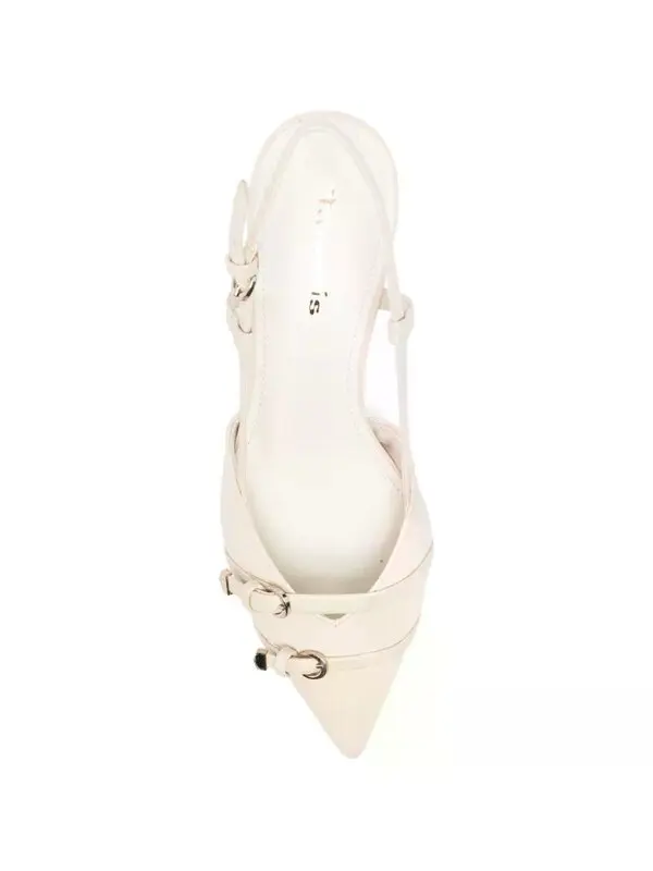 TAMARIS Pelle Buckled Pumps - Neutrals