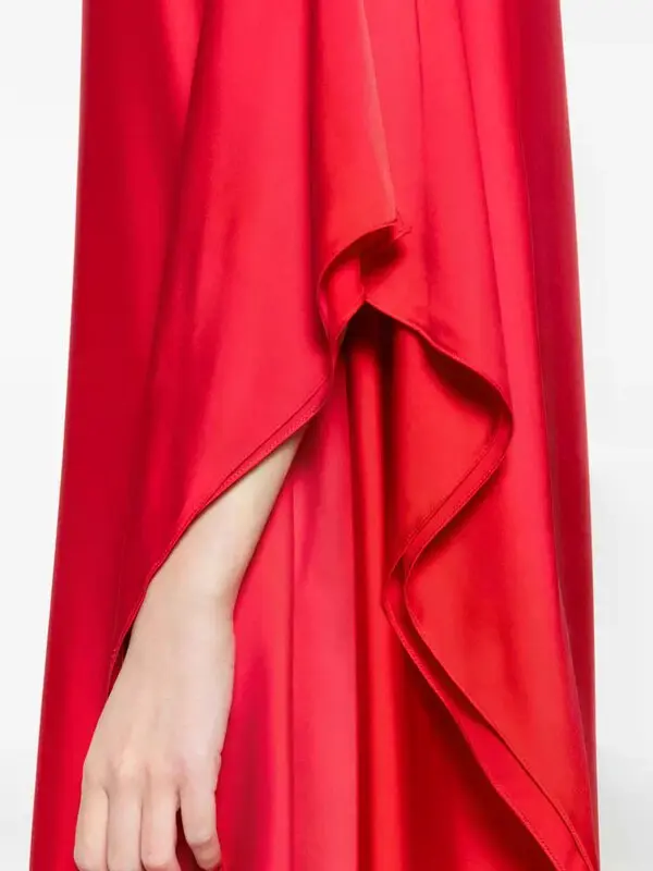 SILKYLICIOUS Muse Asymmetrical Maxi Dress