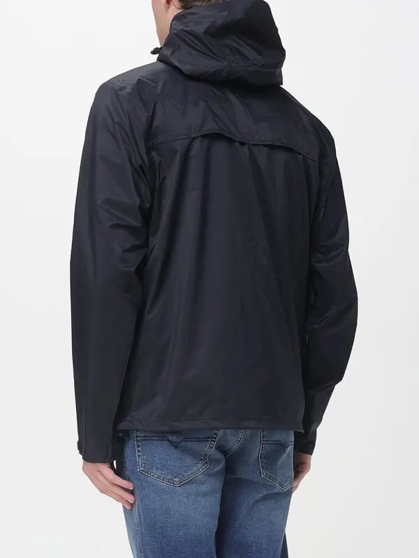 K-WAY Hooded Zip-up Jacket - Black