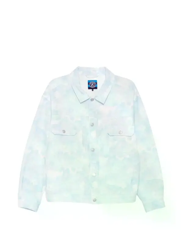 AGNES B. Floral Camouflage Jacket