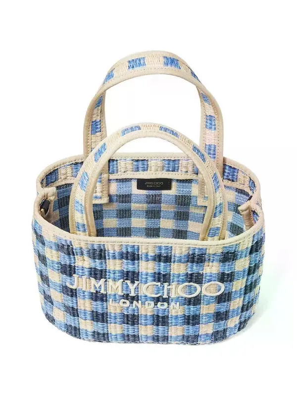 JIMMY CHOO East-west Mini Tote Bag - Blue