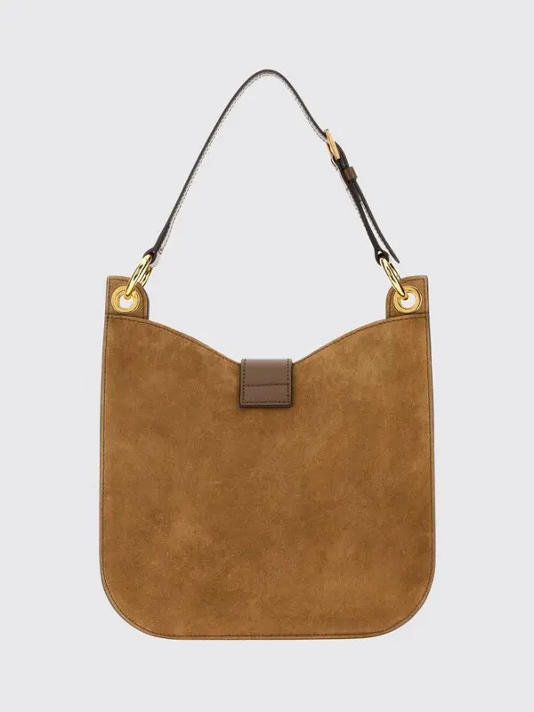 TOM FORD Suede Shoulder Bag - Burnt