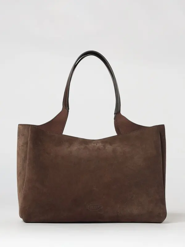 TOD'S Suede Shoulder Bag - Dark
