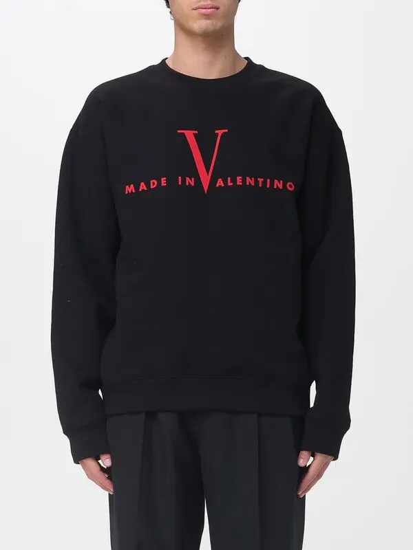 Valentino Garavani Cotton Crewneck Sweatshirt With Logo